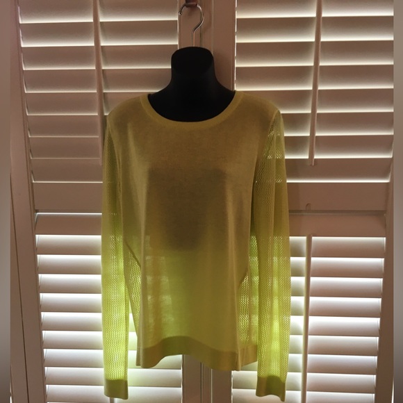 CAbi | Tops | Cabi Lime Split Back Long Sleeve Pullover And Camisole ...